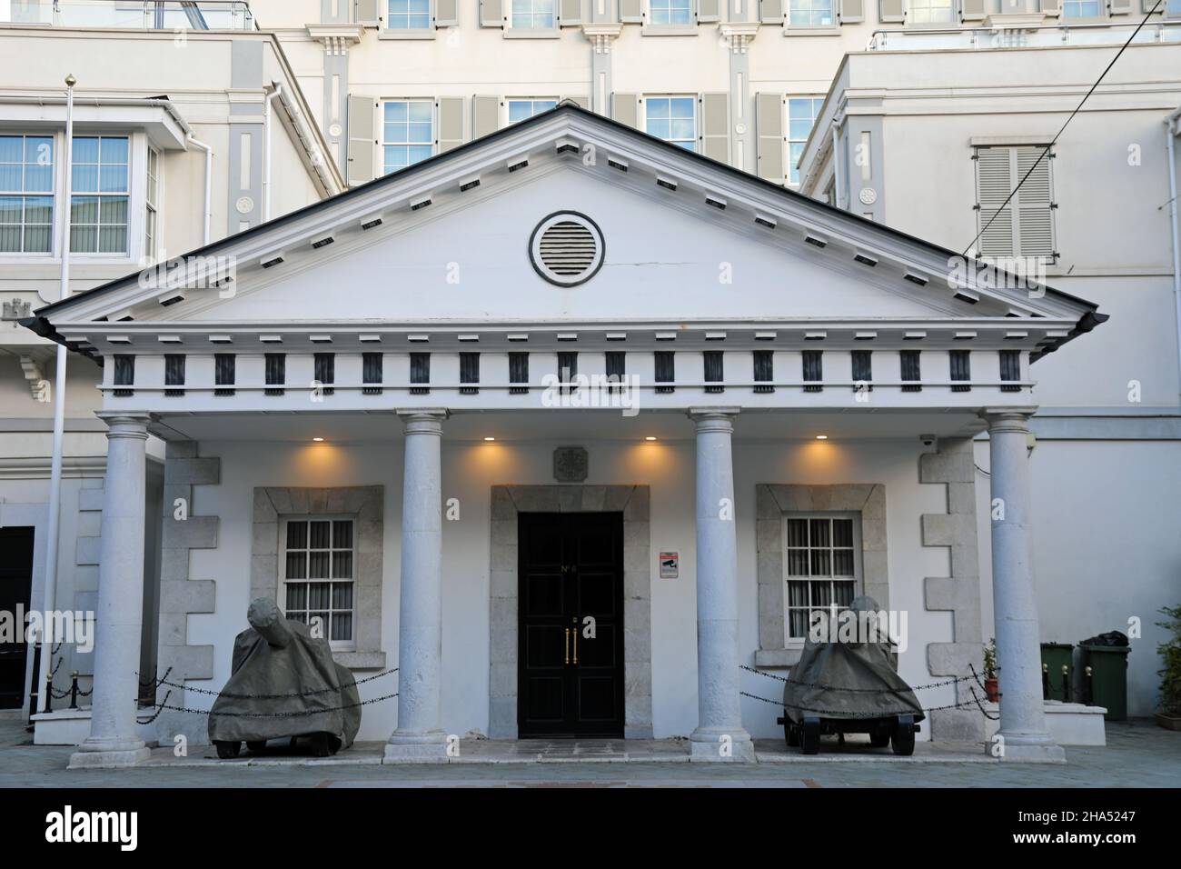Convent Guard House in Gibraltar Stock Photo - Alamy