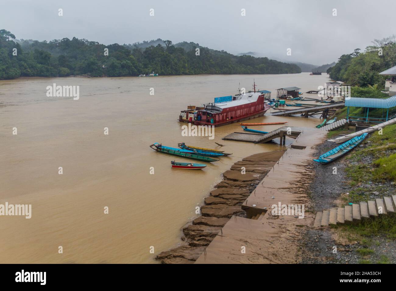 Batang Rejang river in Kapit, Sarawak, Malaysia Stock Photo - Alamy