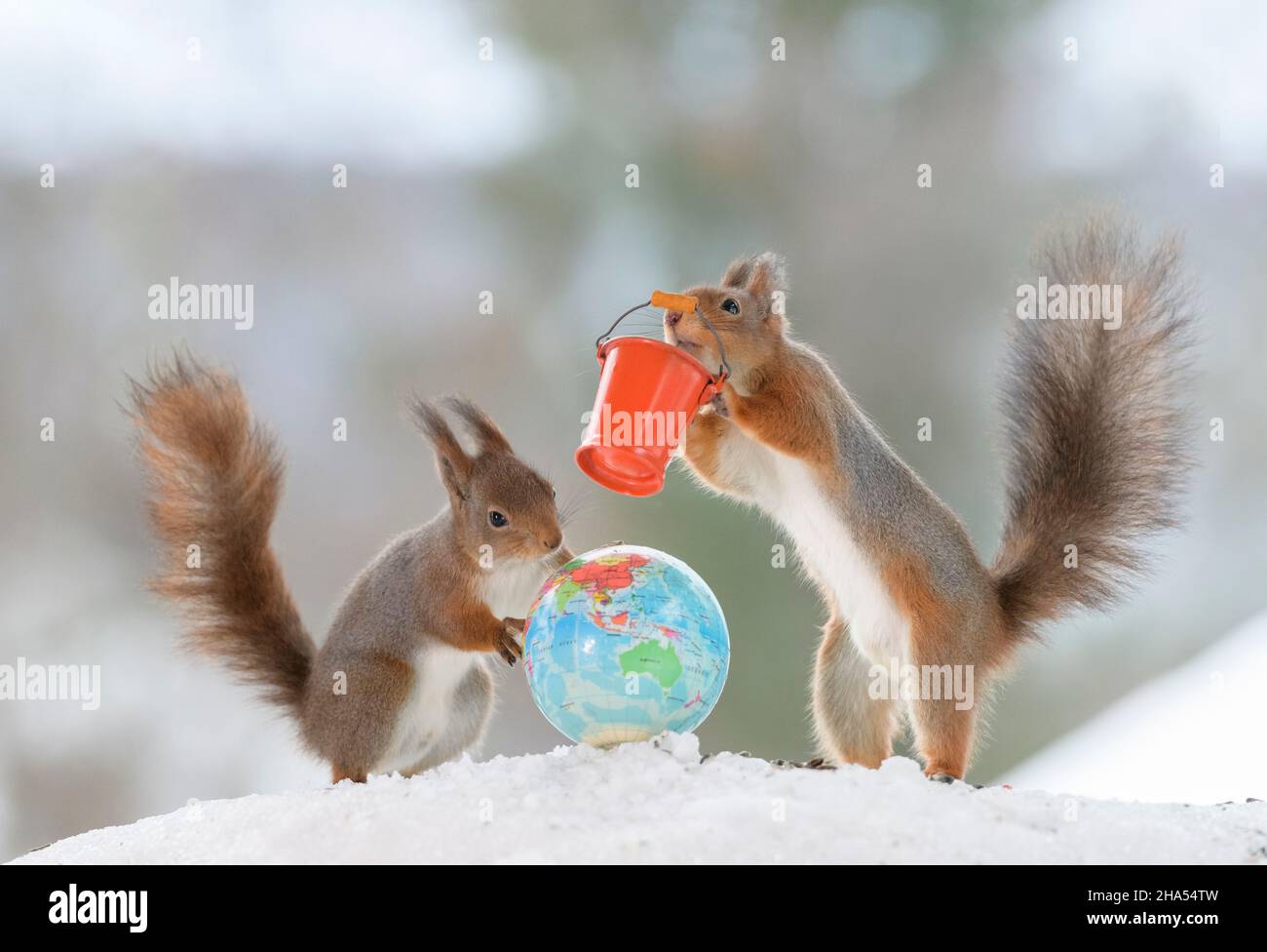 Earth and snow globe hi-res stock photography and images - Alamy