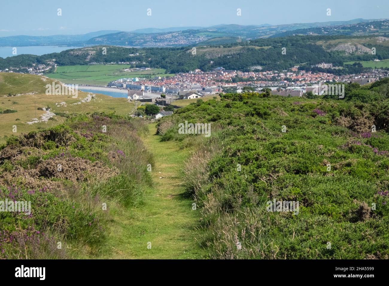 Great Orme,Llandudno,coast,coastal,town,North,Wales,Welsh,view,viewpoint,over,Conway,River ...