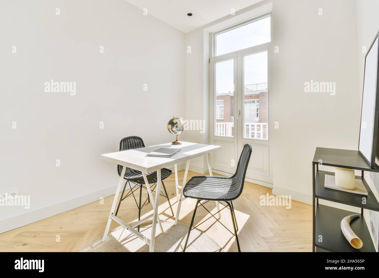 A cozy and spacious office room in a luxury design Stock Photo - Alamy