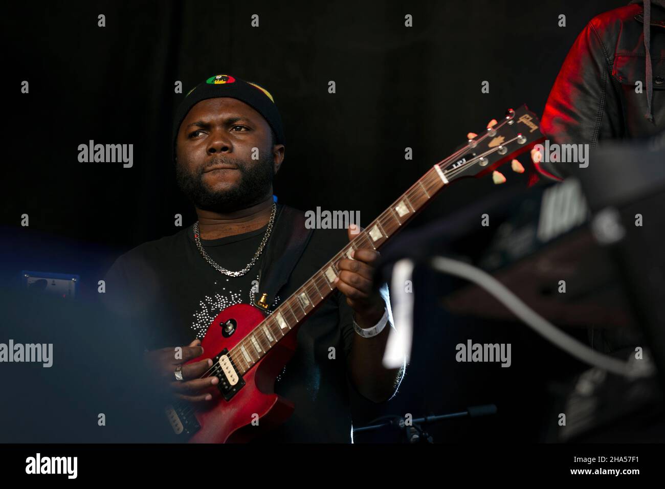 Stockholm Sweden 7 July 2016 Band Member Of The Jamaican Reggae