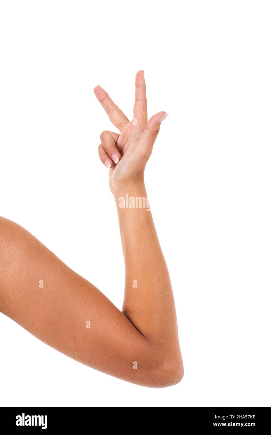 Interpret fingers Cut Out Stock Images & Pictures - Alamy