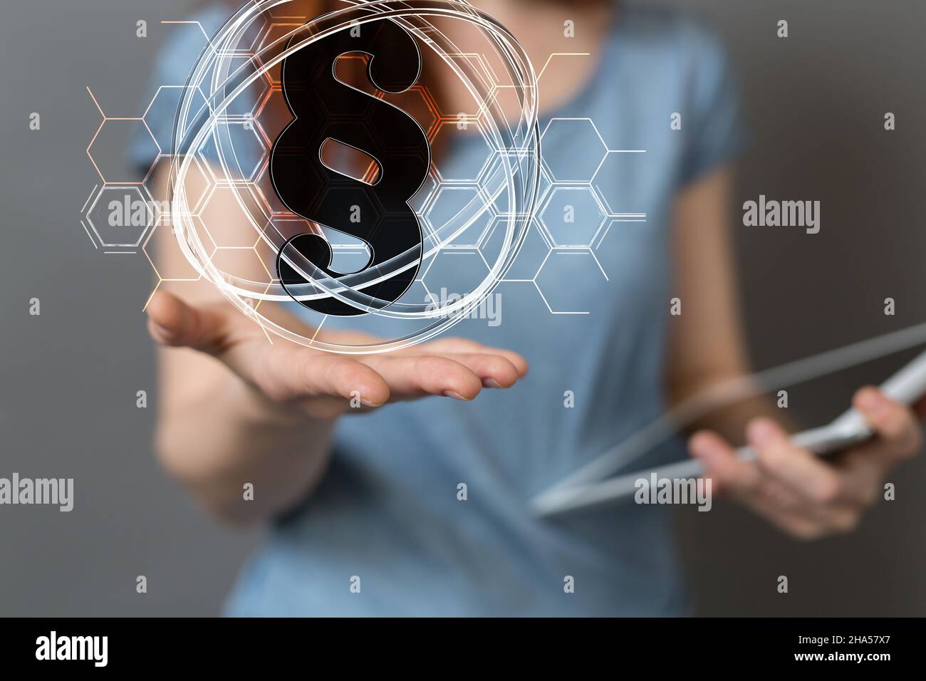 Hologram section sign symbol hi-res stock photography and images - Alamy