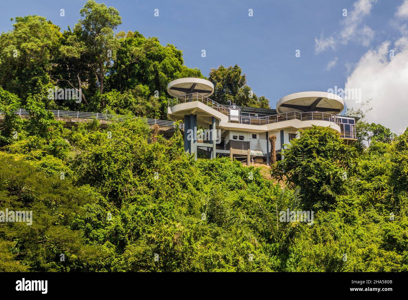 Signal Hill Observatory Tower in Kota Kinabalu, Sabah, Malaysia Stock ...