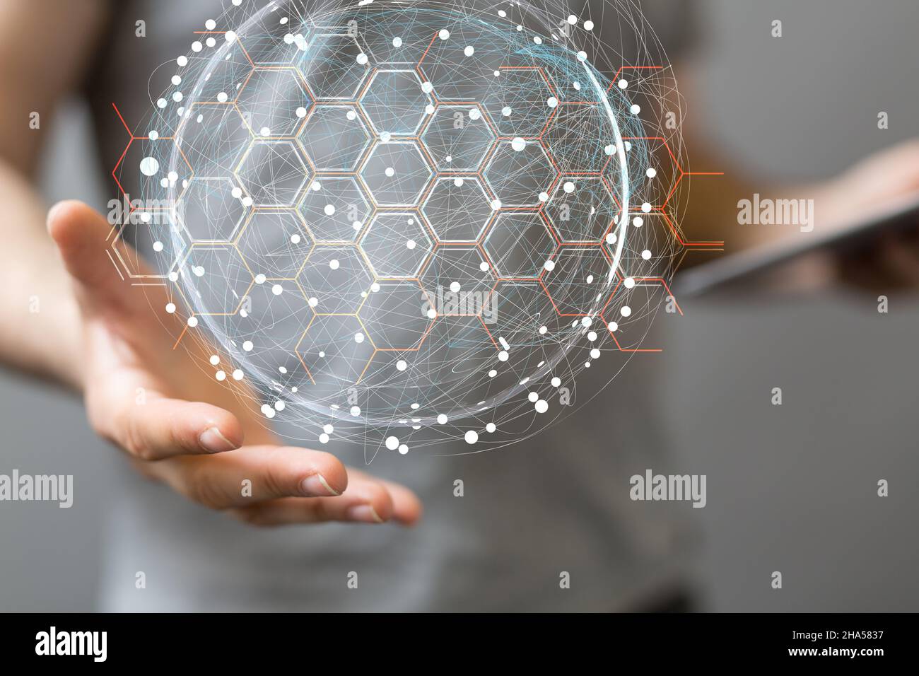 3D rendering of an abstract neural network Stock Photo - Alamy