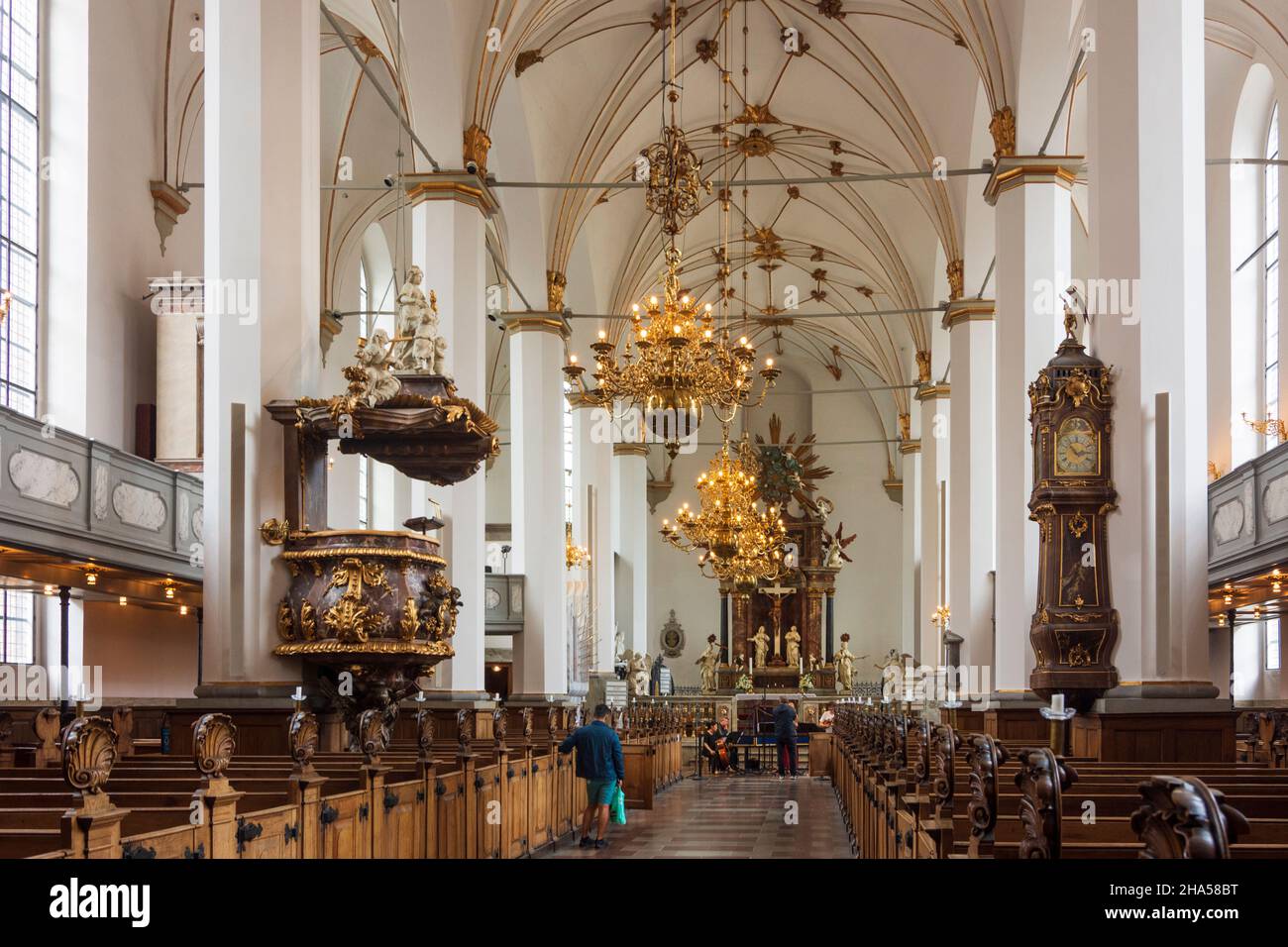 Copenhagen, Koebenhavn: Trinitatis Church (Trinitatis Kirke), in ...