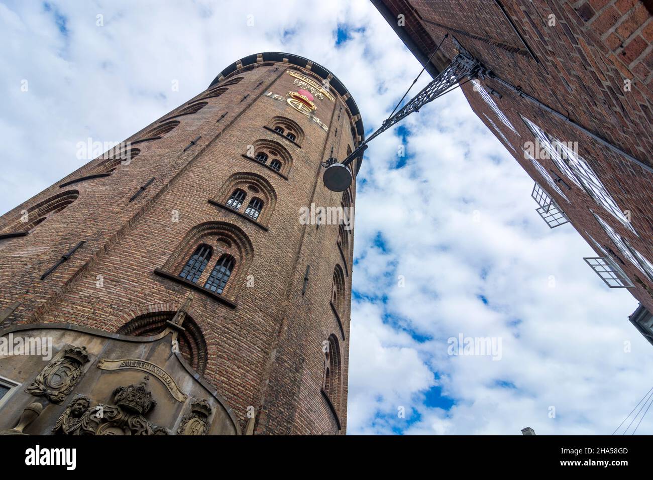 Copenhagen, Koebenhavn: Round Tower (Rundetaarn, Rundetarn), in ...
