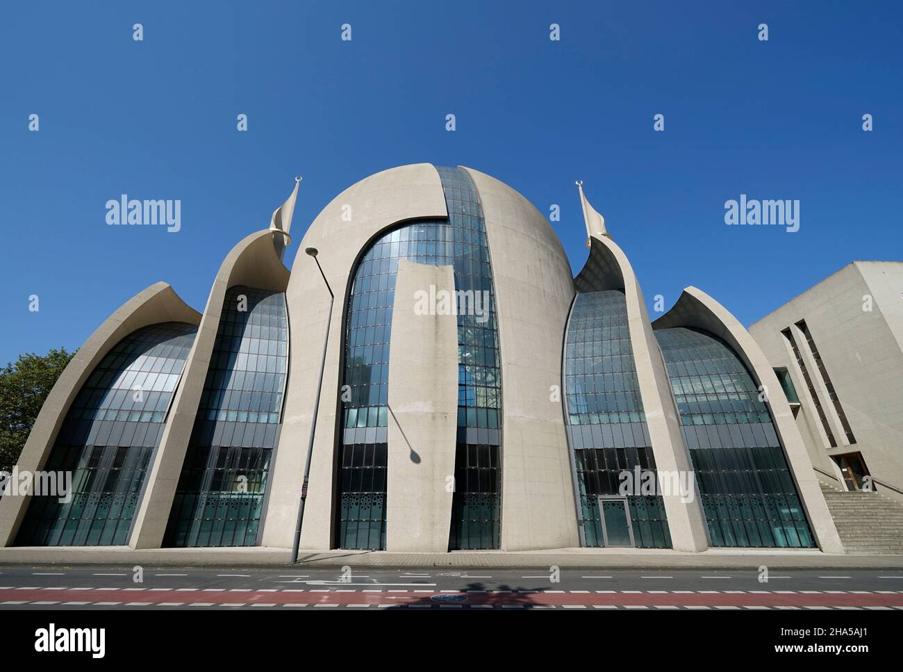 germany,north rhine-westphalia,cologne,ditib central mosque,outside ...