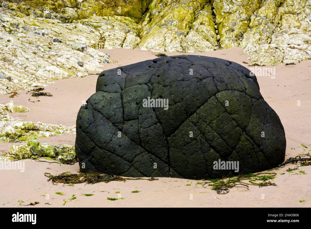 europe,northern ireland,county antrim,causeway coast,white rocks near ...
