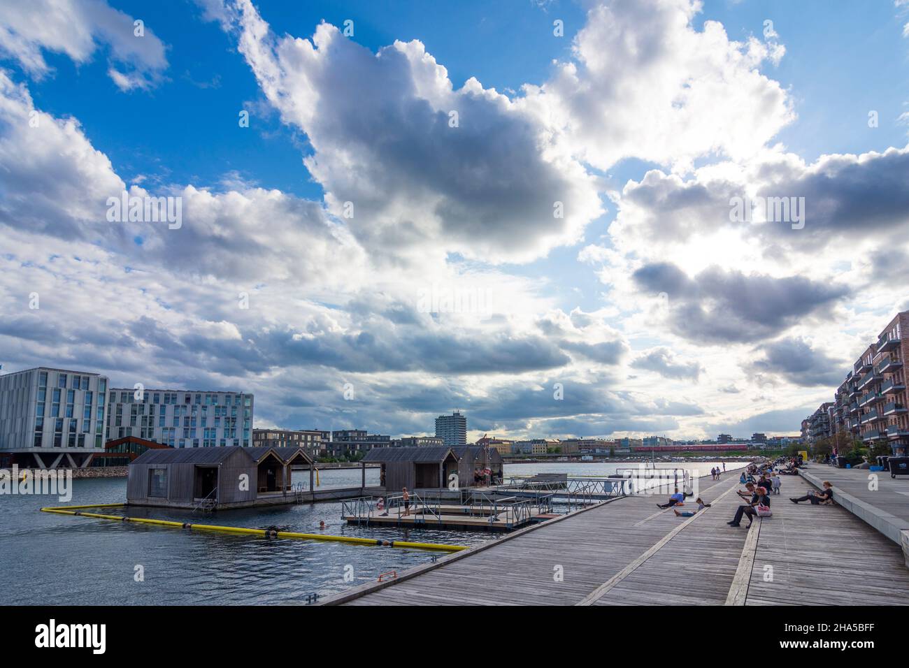 Copenhagen, Koebenhavn: UN City (FN Byen) Campus 1 at Marmormolen at ...