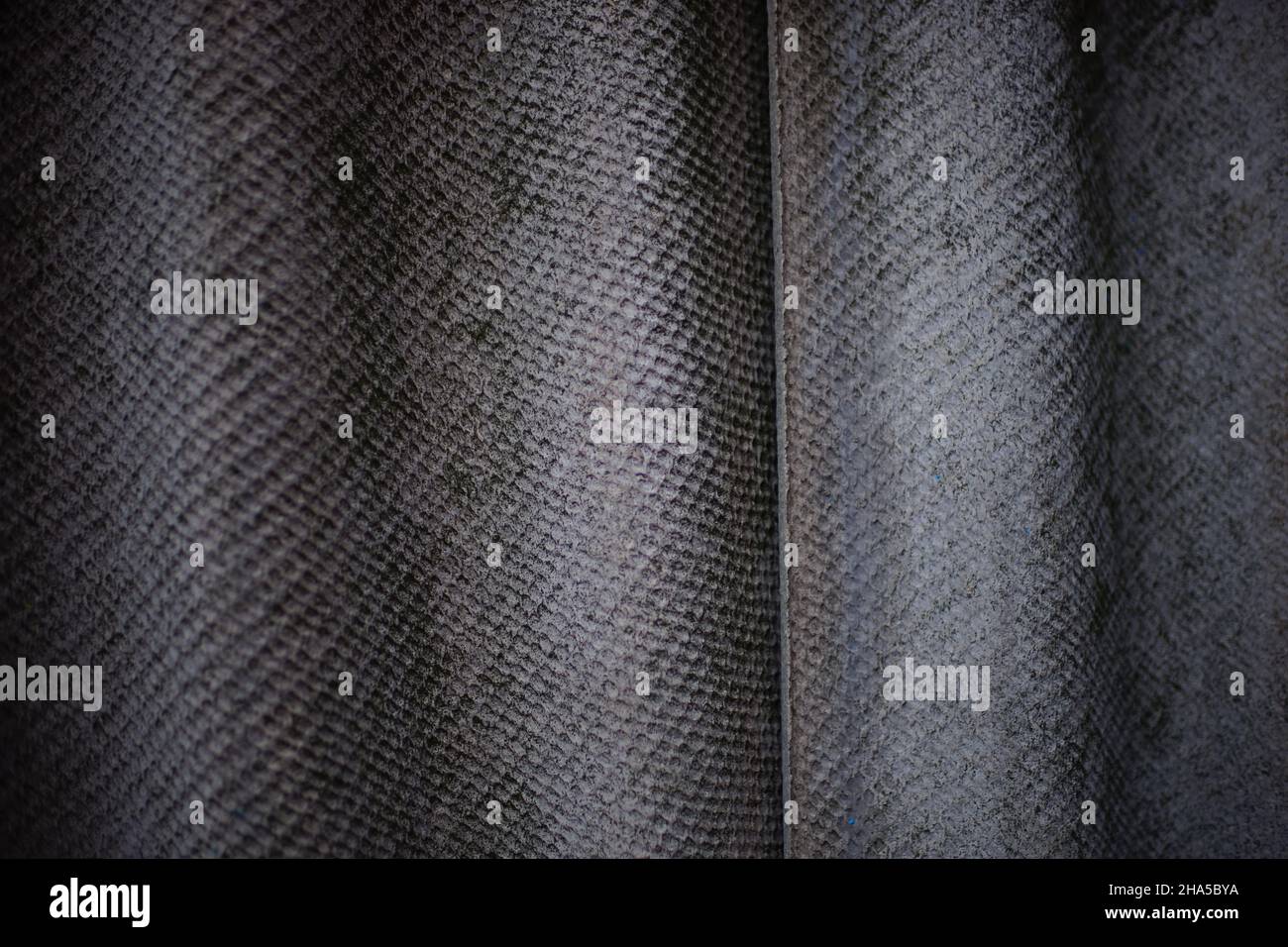 Dark grey slate asbestos cement sheet close-up Stock Photo - Alamy