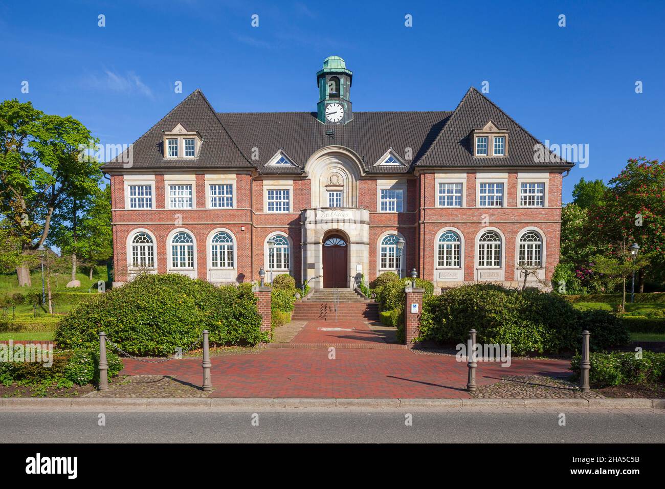 town hall,ritterhude,osterholz district,lower saxony,germany,europe ...