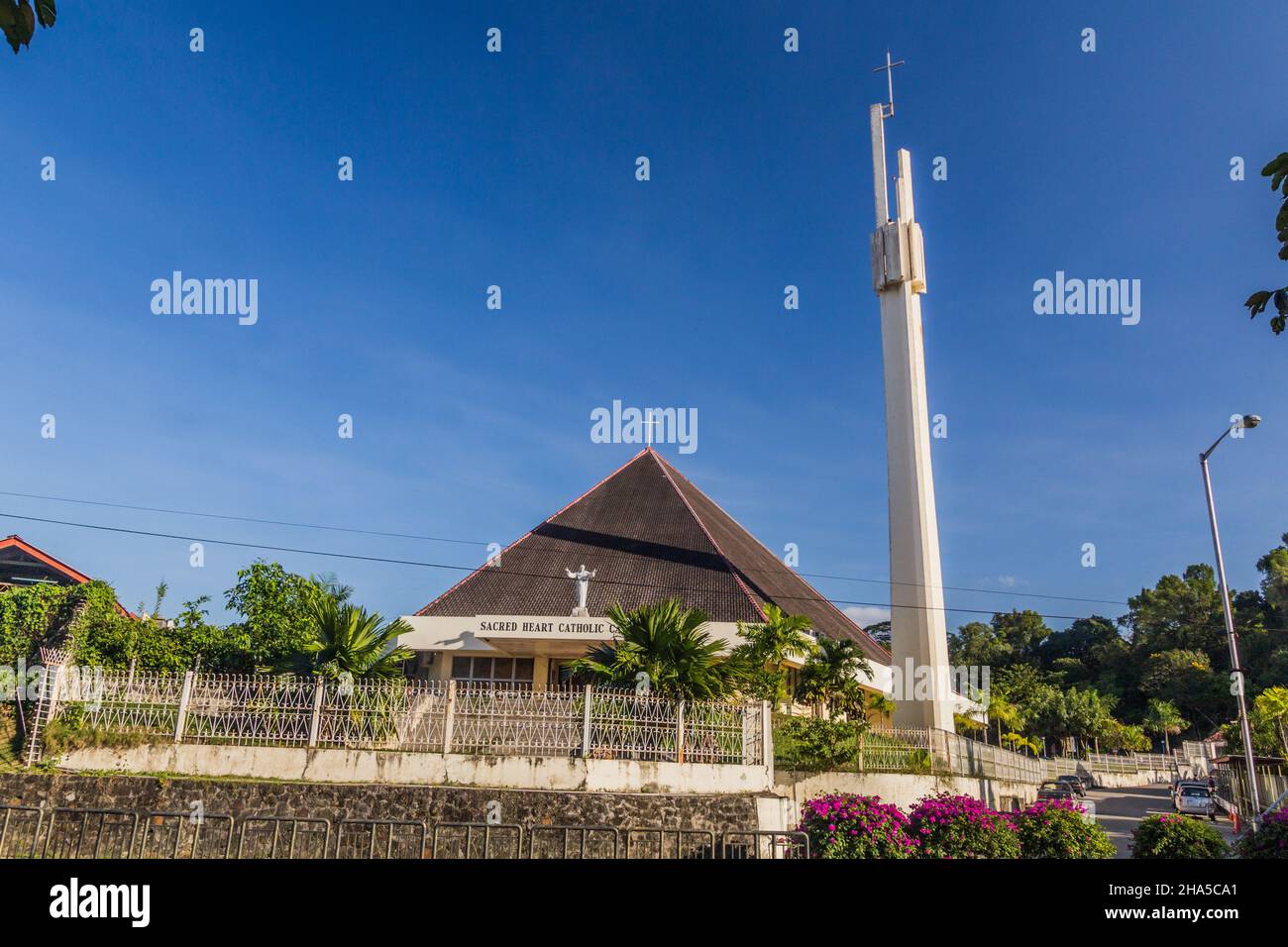 Sacred Heart Cathedral in Kota Kinabalu, Sabah, Malaysia Stock Photo ...