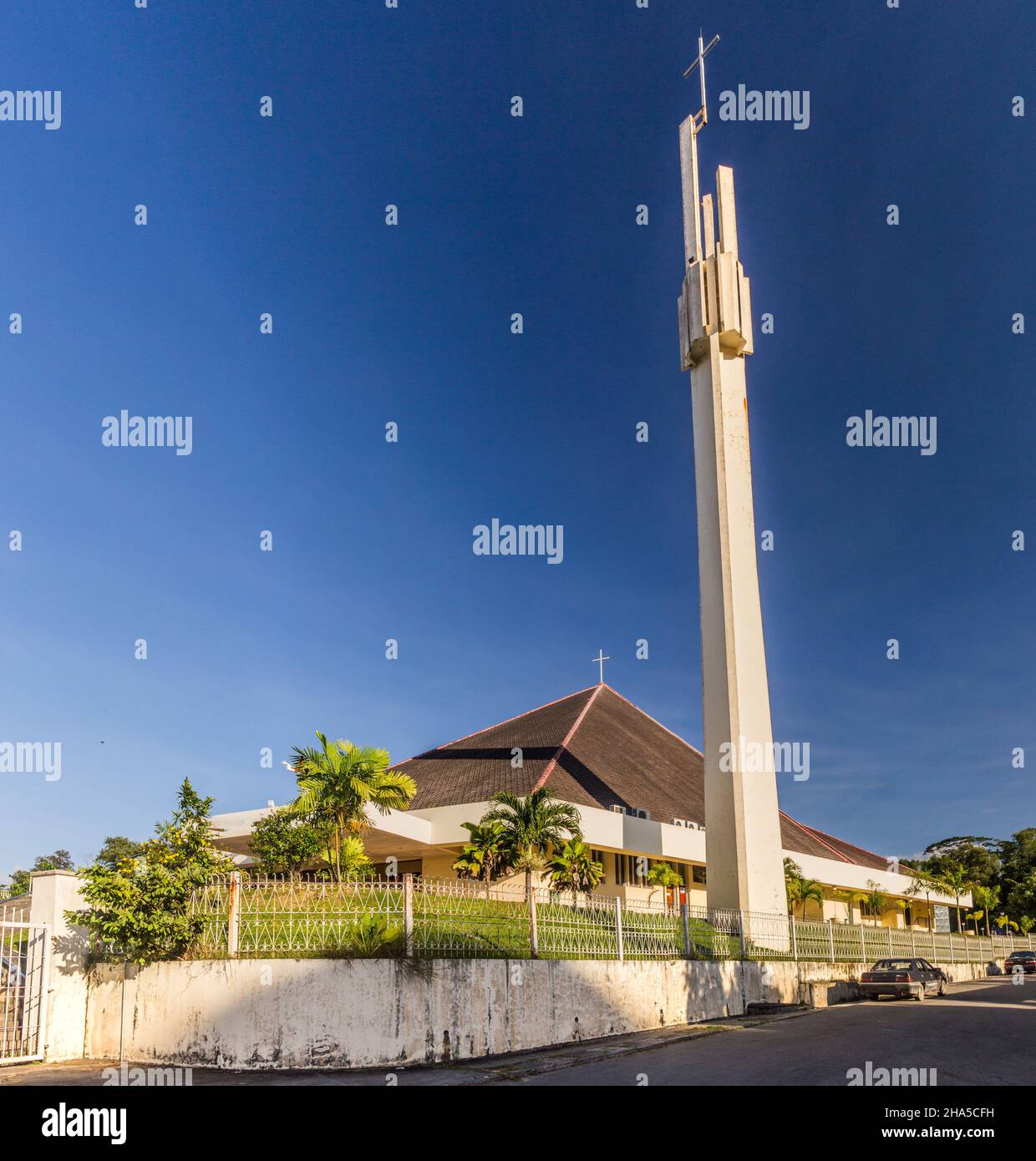 Sacred Heart Cathedral in Kota Kinabalu, Sabah, Malaysia Stock Photo ...
