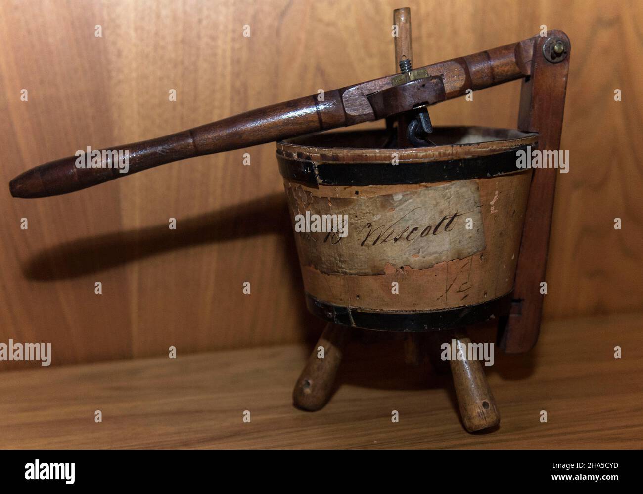 Wilmington, Delaware, USA. 10th Dec, 2021. A patent model for a washing ...
