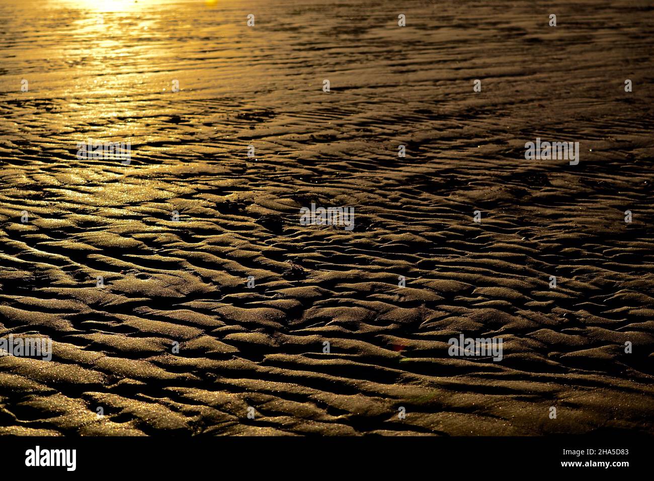 Stunning, naturally lit, colour image showing naturally formed sand ...