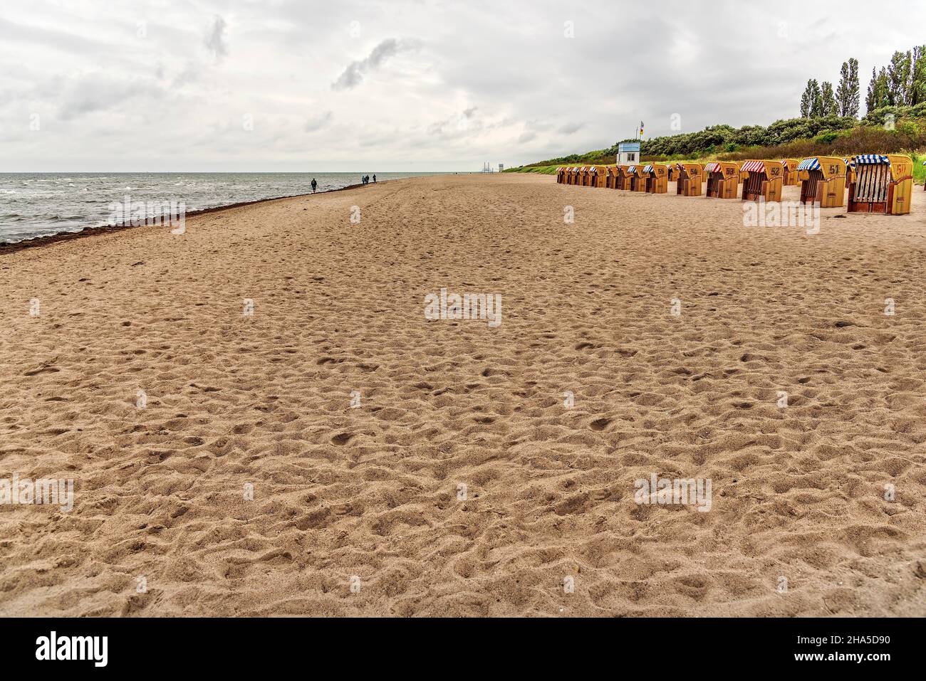 Sandy beach in timmendorf on the island of poel hi-res stock ...