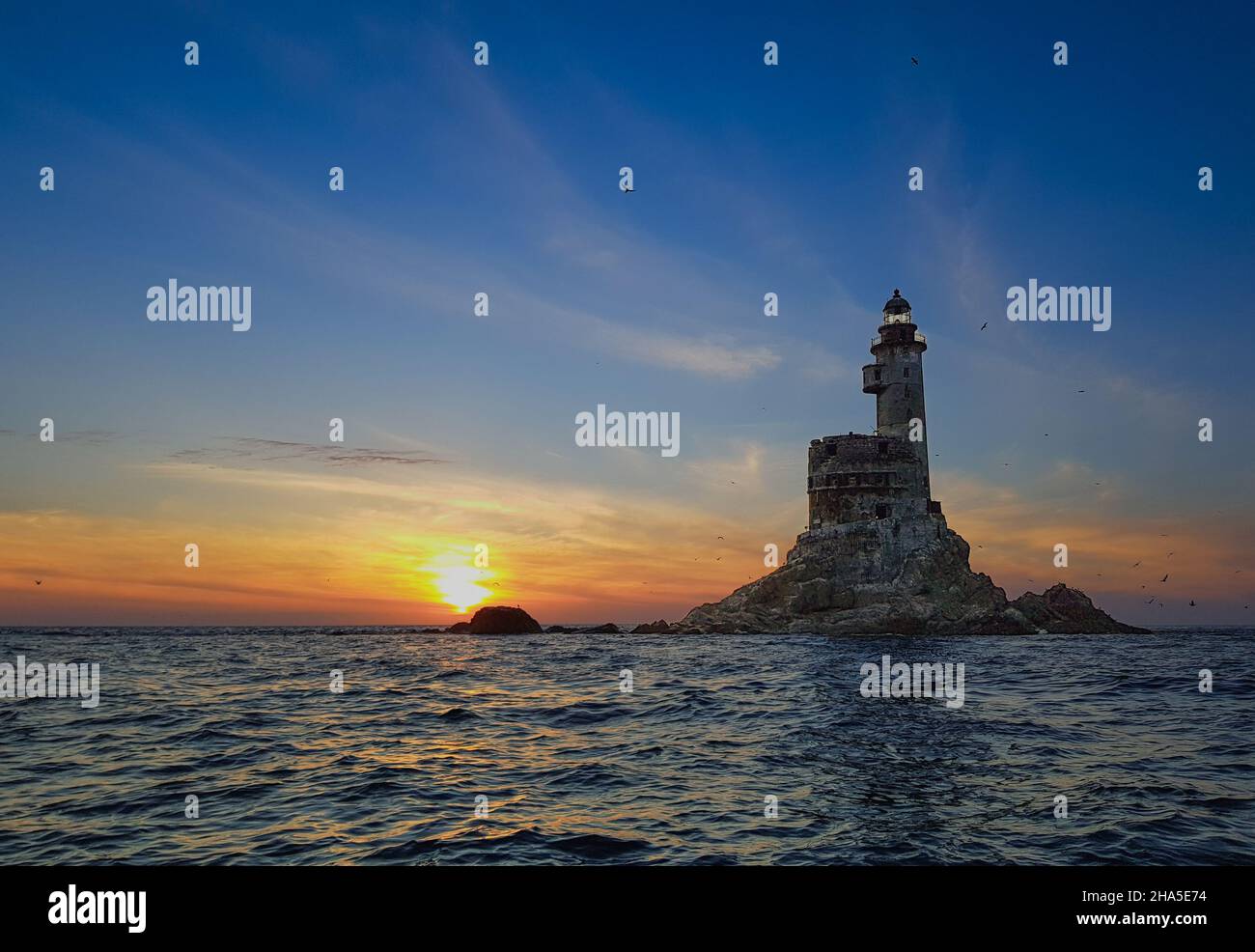 Aniva - The abandoned lighthouse Aniva in the Sakhalin Island,Russia ...