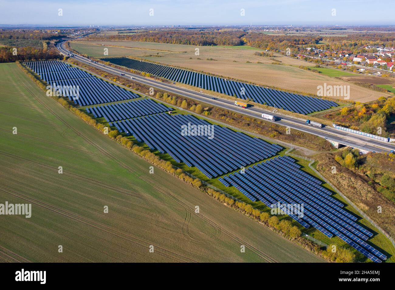germany,lower saxony,cremlingen,photovoltaic area Stock Photo - Alamy