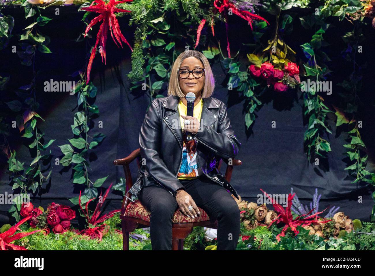 Chicago, USA. 09th Dec, 2021. Carmella Wallace, mother of Juice WRLD, during the Juice WRLD Day ...