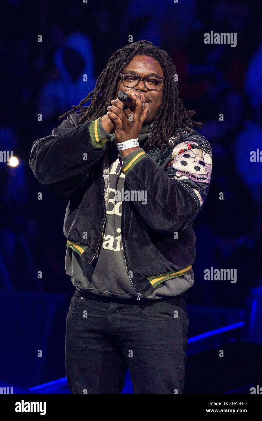 Rapper Lucki (Lucki Camel Jr.) during the Juice WRLD Day 'Fighting ...