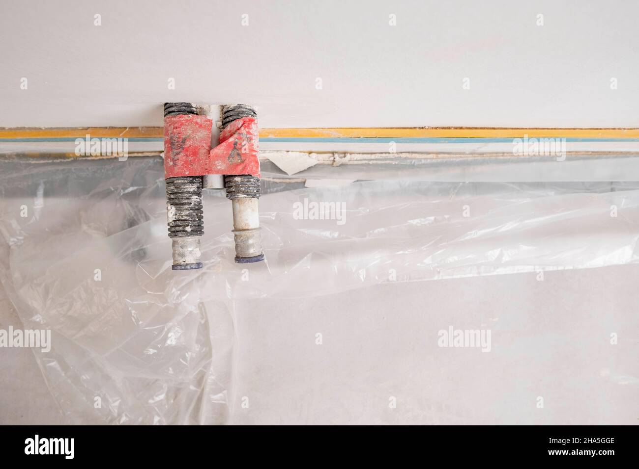 Concealed water pipes hi-res stock photography and images - Alamy