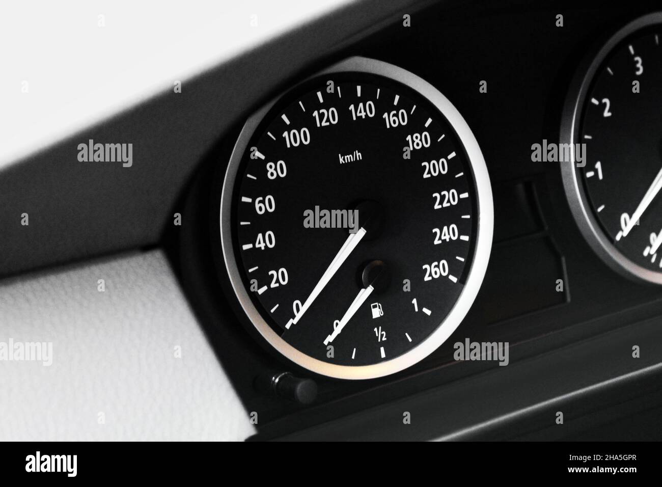 Car dashboard, illuminated panel, speed display Stock Photo - Alamy
