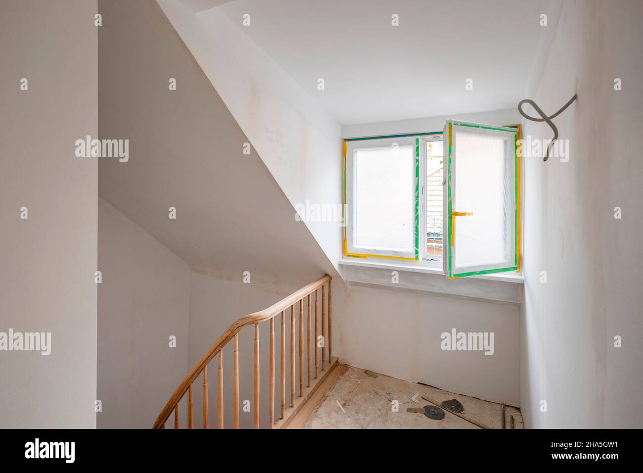 construction site,refurbishment and renovation of an apartment,empty ...