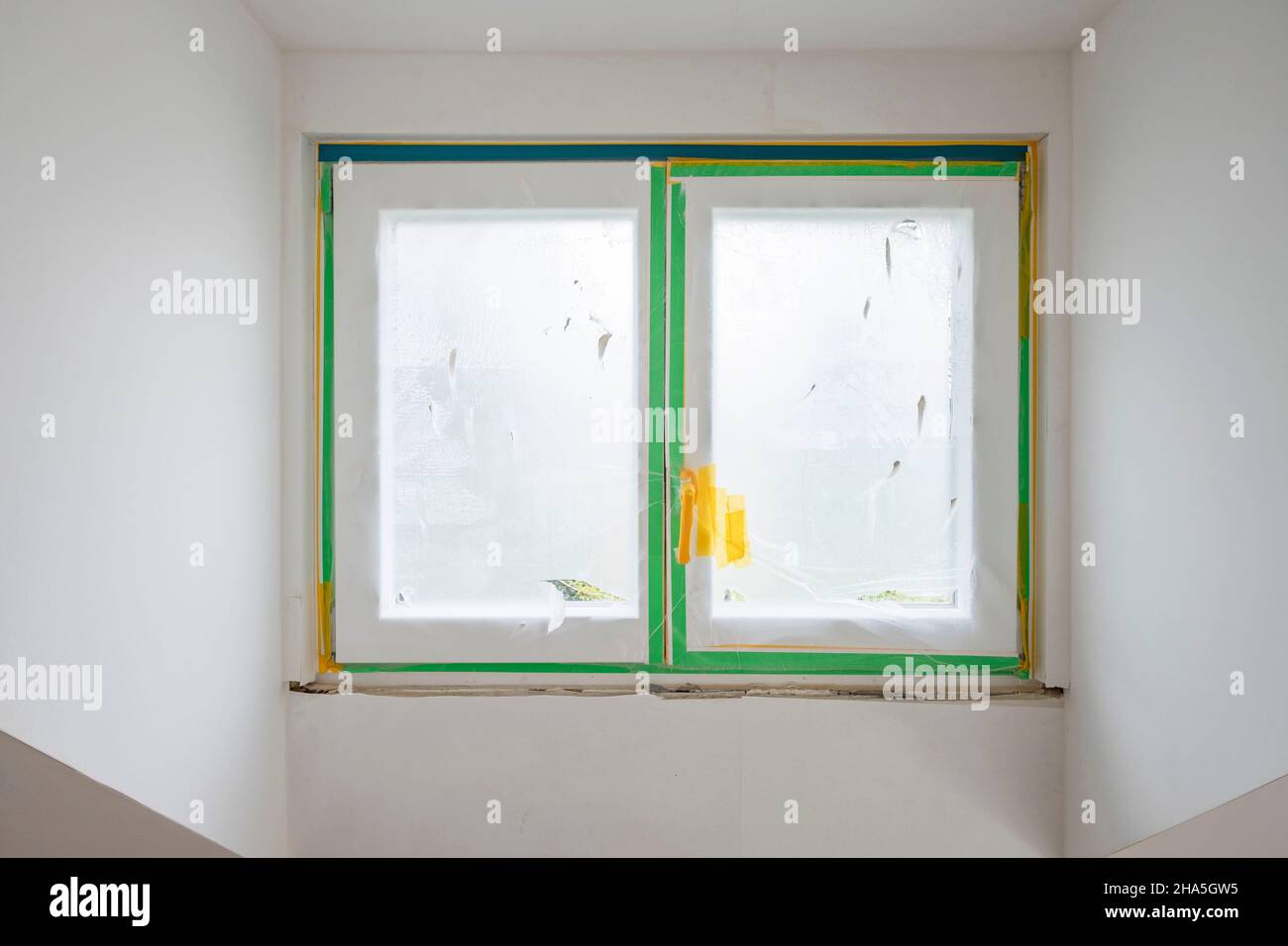 construction site,refurbishment and renovation of an apartment,double ...