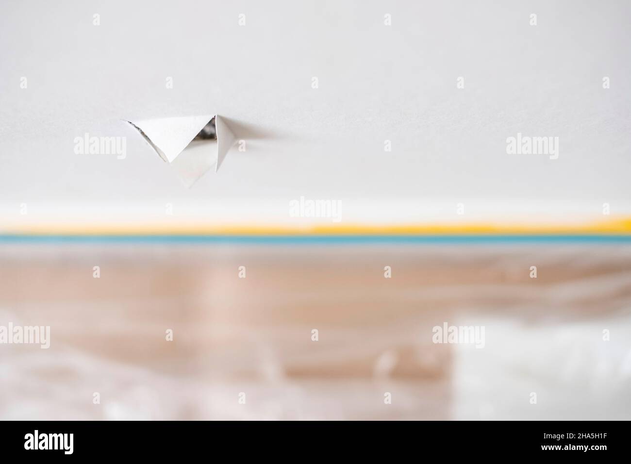 Cut out socket in a wallpaper hi-res stock photography and images - Alamy