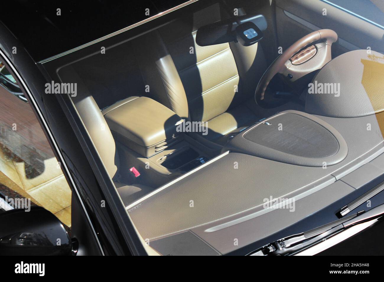 Car interior luxury service. Car interior details Stock Photo - Alamy
