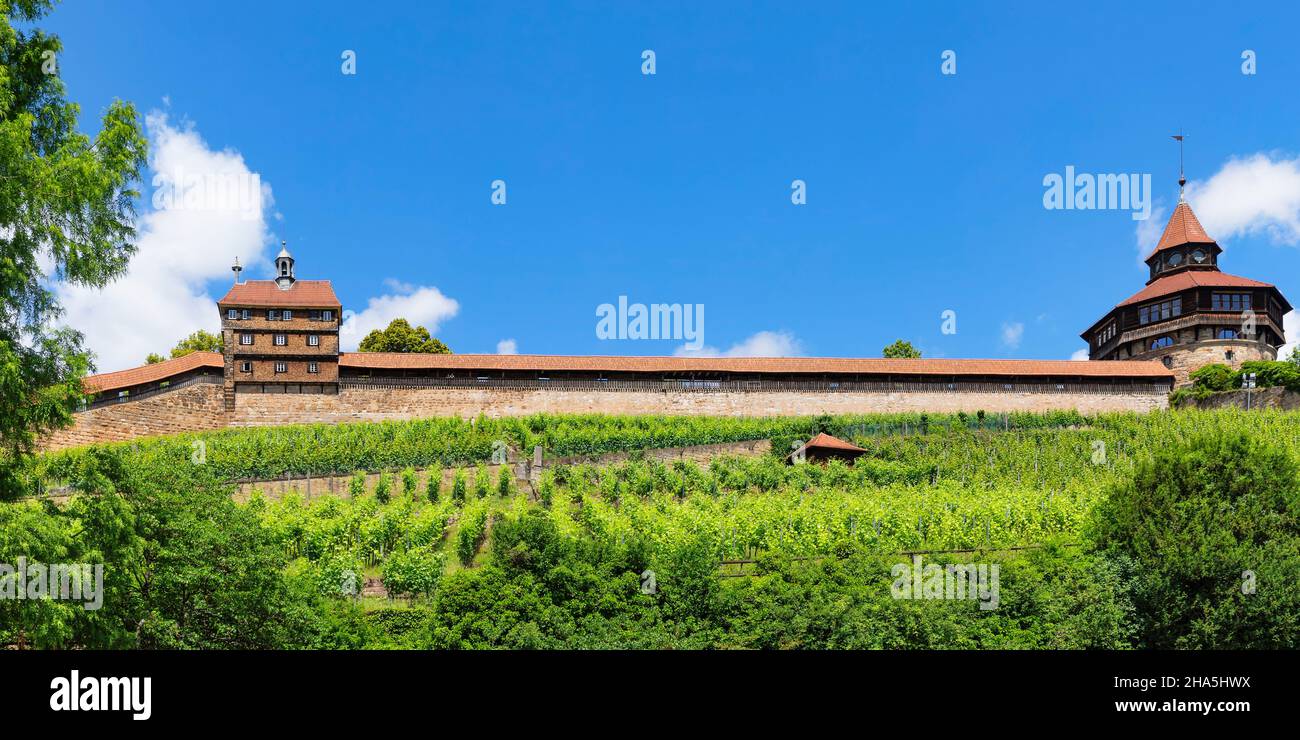 esslinger burg,esslingen am neckar,baden-wuerttemberg,germany Stock ...