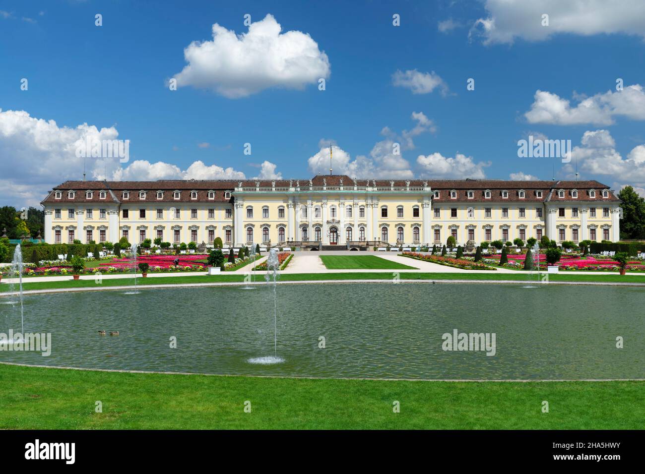 residential palace ludwigsburg,baden-wuerttemberg,germany Stock Photo ...