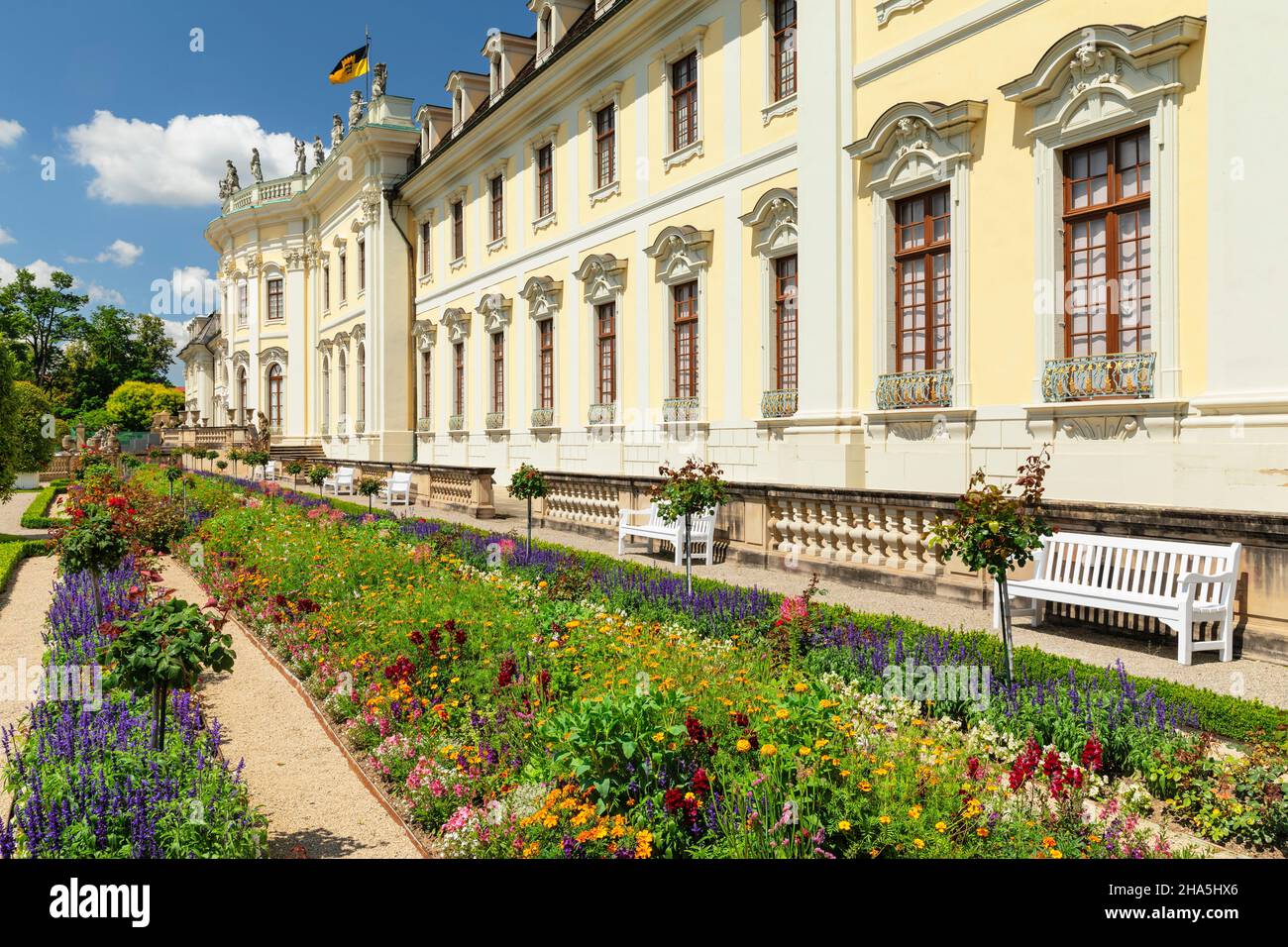 residential palace ludwigsburg,baden-wuerttemberg,germany Stock Photo ...