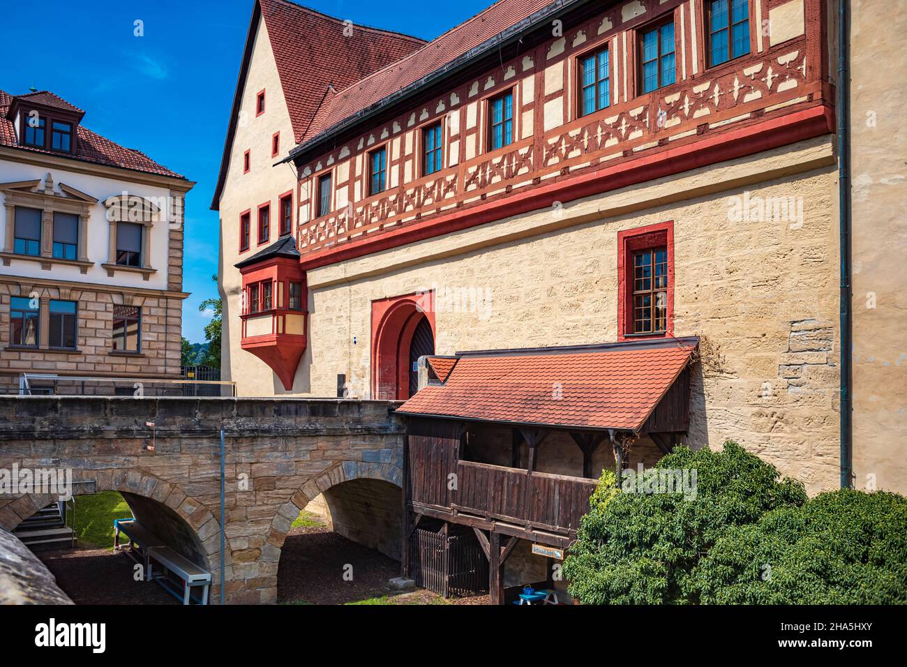 Imperial Palace with Palatinate Museum in Forchheim, Bavaria, Germany ...