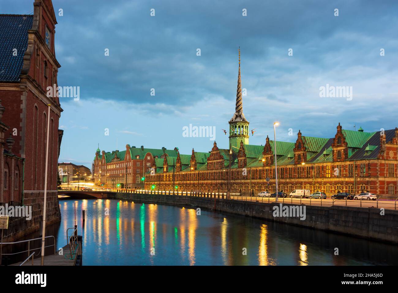 Copenhagen, Koebenhavn: Boersen, former The (Stock) Exchange building ...