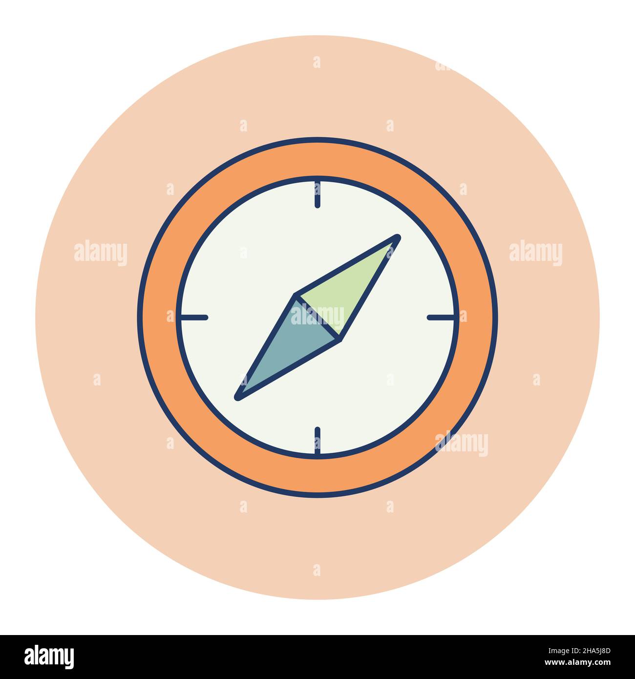 Compas vector isolated icon. Navigation sign. Graph symbol for travel ...