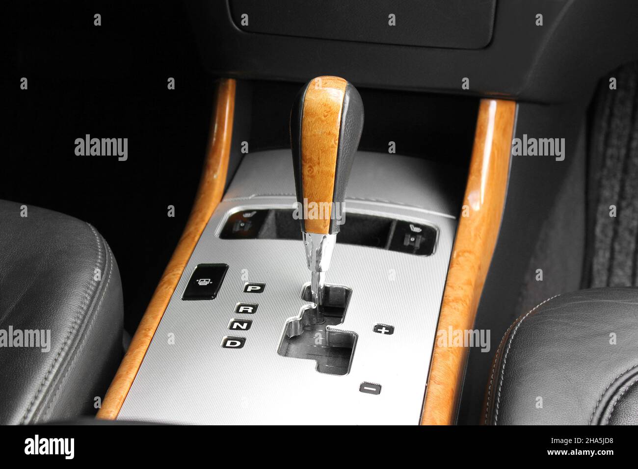Automatic transmission of the car. Gear shifter Stock Photo - Alamy