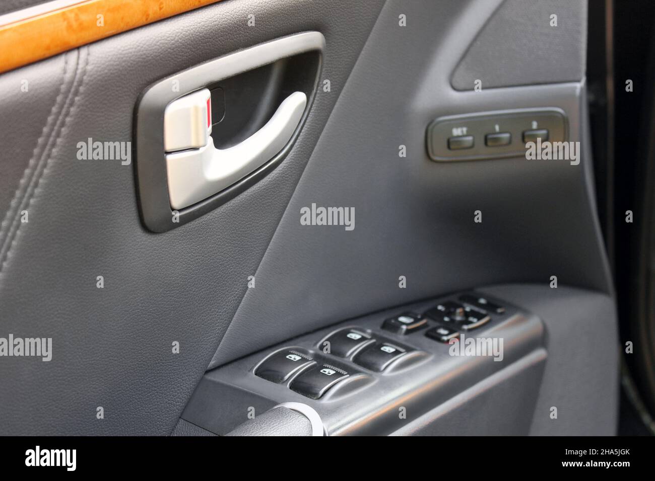 Car door opening handle Stock Photo - Alamy