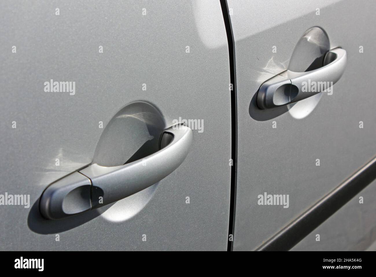 Car door opening handle Stock Photo - Alamy