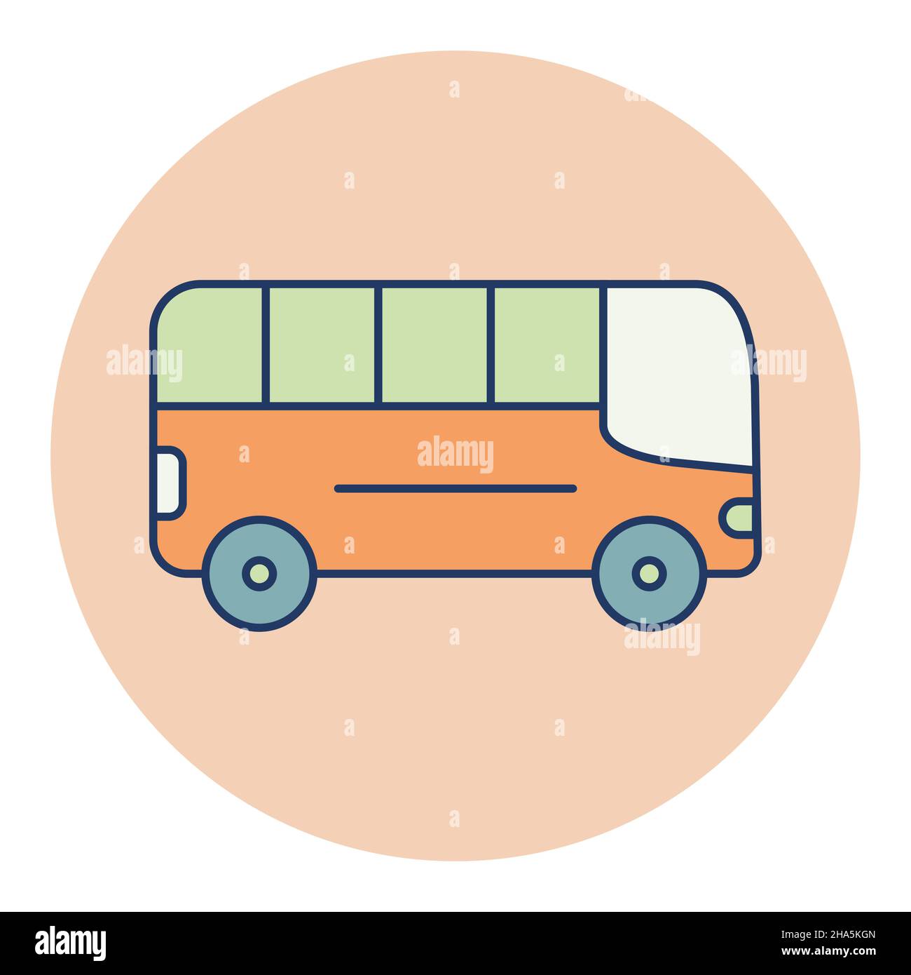 City bus vector icon. Graph symbol for travel and tourism web site and ...