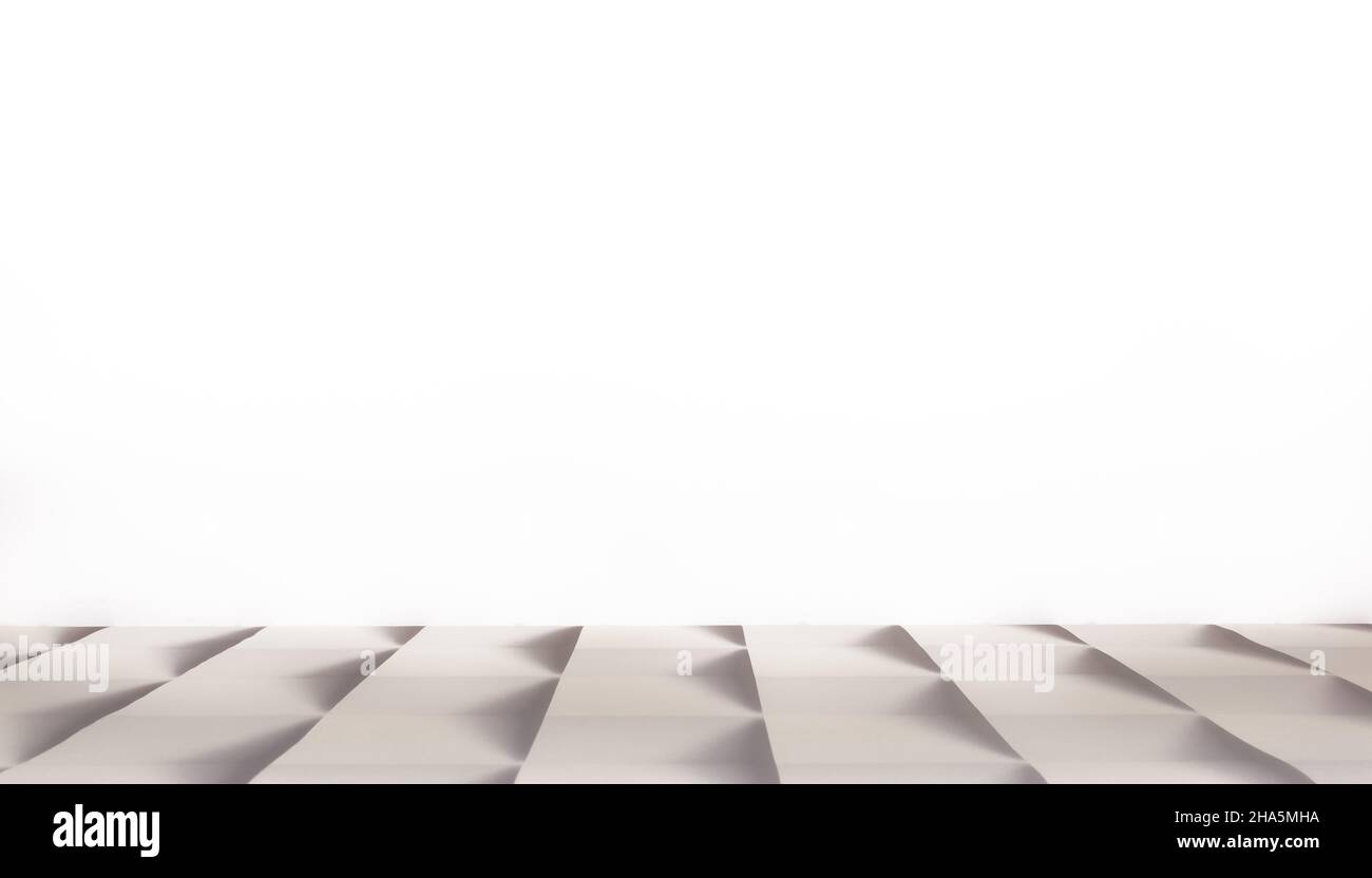 White background with geometric shape support for displaying ...