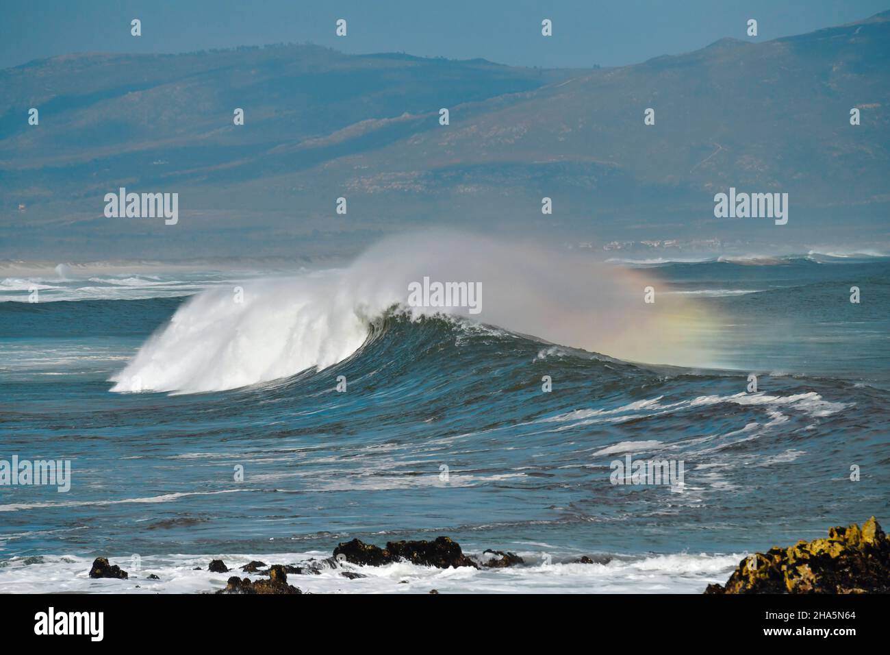 Wave action at sandown bay hi-res stock photography and images - Alamy