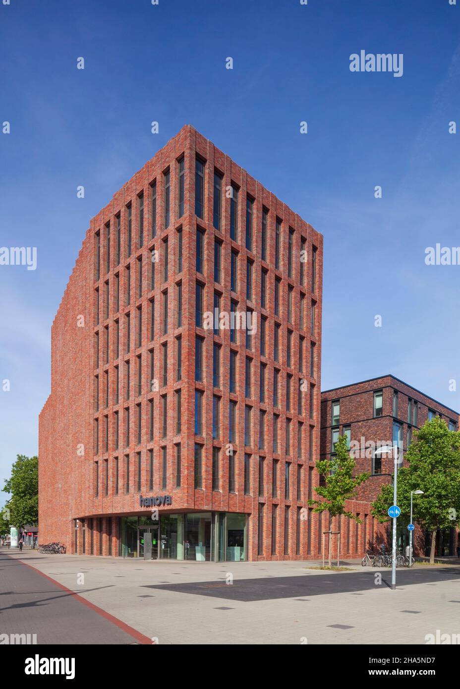 building of the hanova housing association,hanover,lower saxony,germany ...