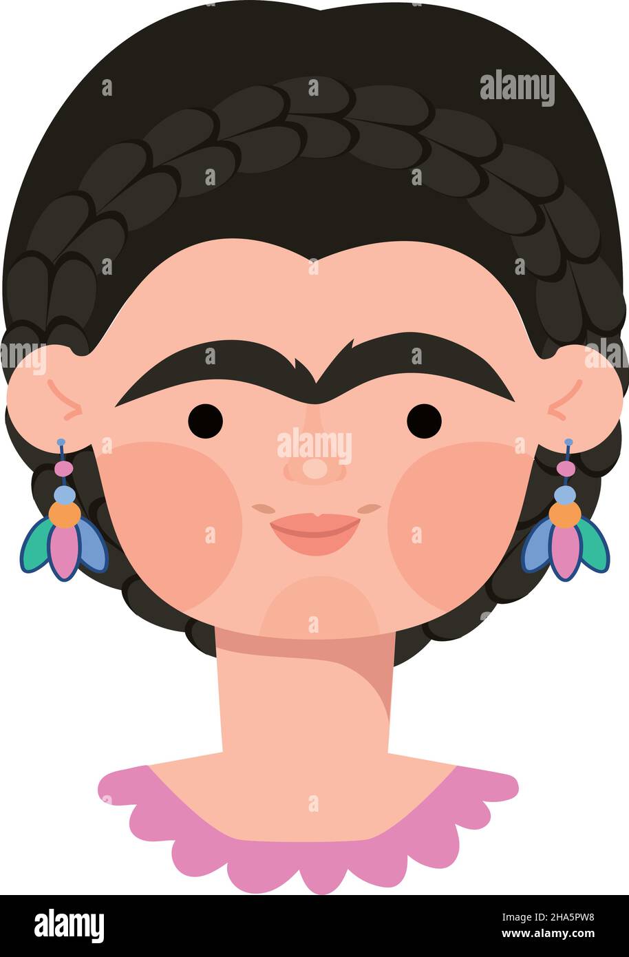 cute frida kahlo Stock Vector Image & Art - Alamy
