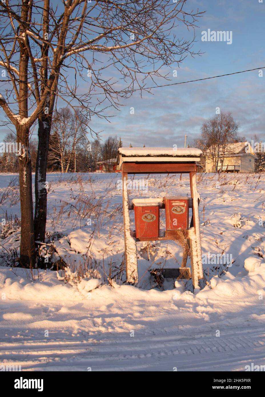 Finland mailboxes hi-res stock photography and images - Alamy