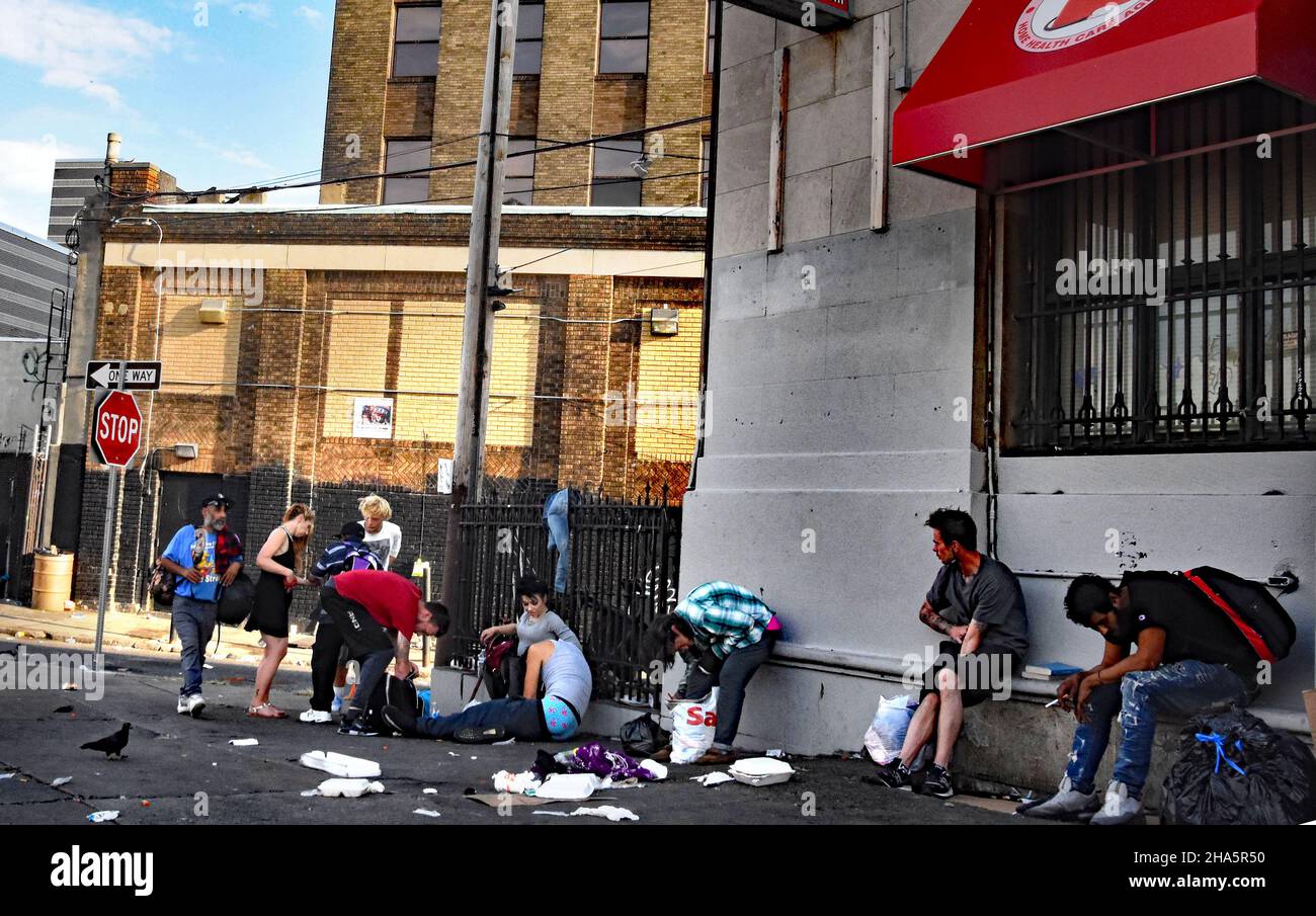 Philadelphia, Pennsylvania, USA, October 2021. America has been hit ...