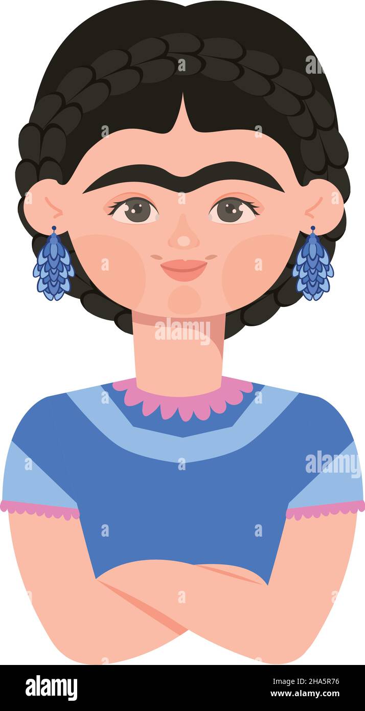 pretty frida kahlo design Stock Vector Image & Art - Alamy
