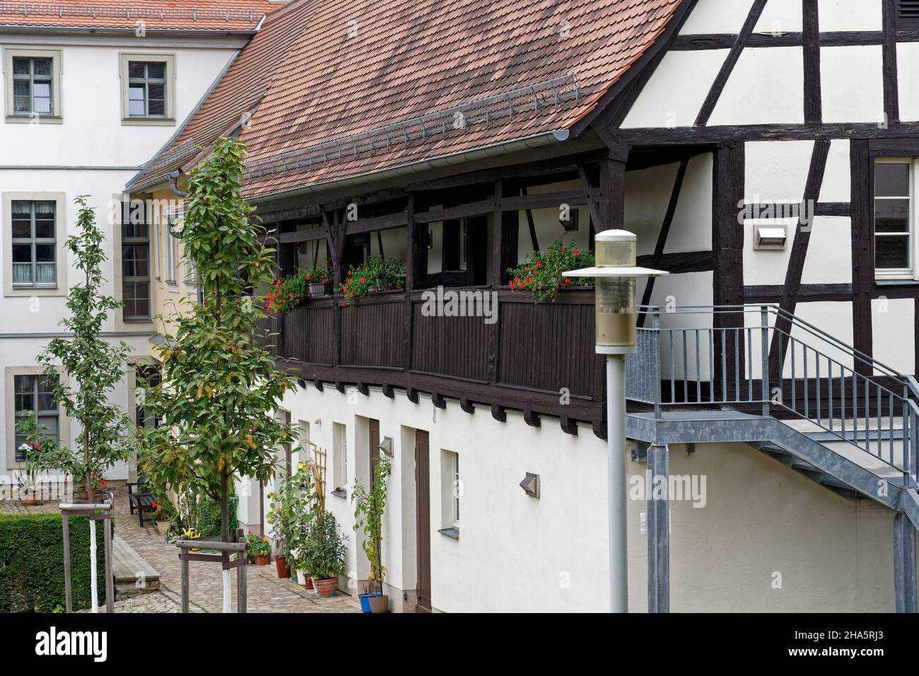 the historic old town of zeitz,burgenlandkreis,saxony-anhalt,germany ...